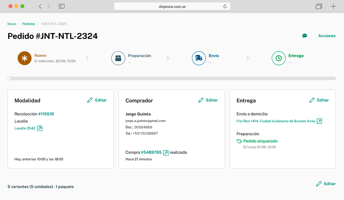 Shipnow - Creamos encuentros